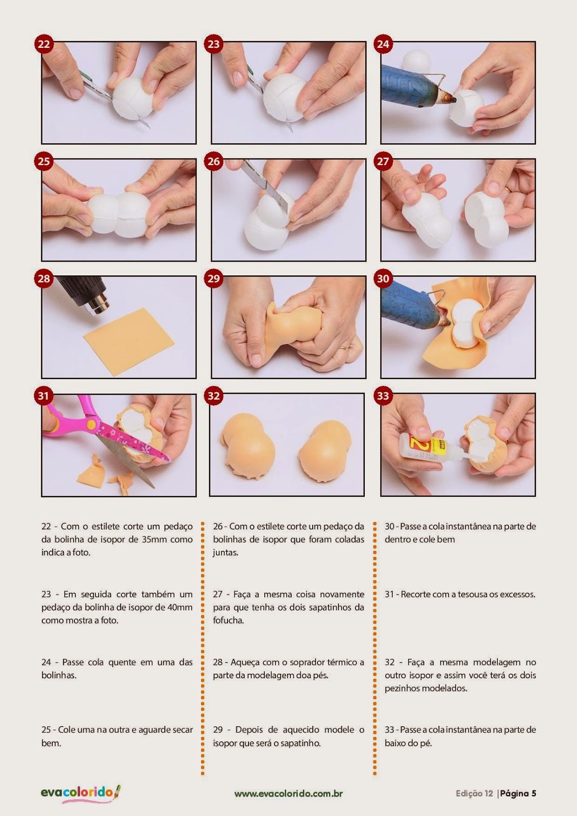 como hacer fofuchas paso a paso - Cursos & tutoriales