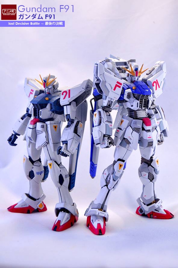 Custom Build: MG 1/100 Gundam F91 [LAST DECISIVE BATTLE] - Gundam Kits ...