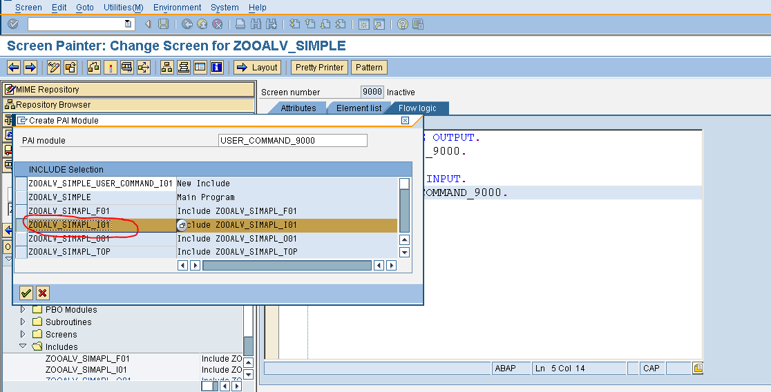 SAP TECH: Basic OO-ALV Report ( SE80 )