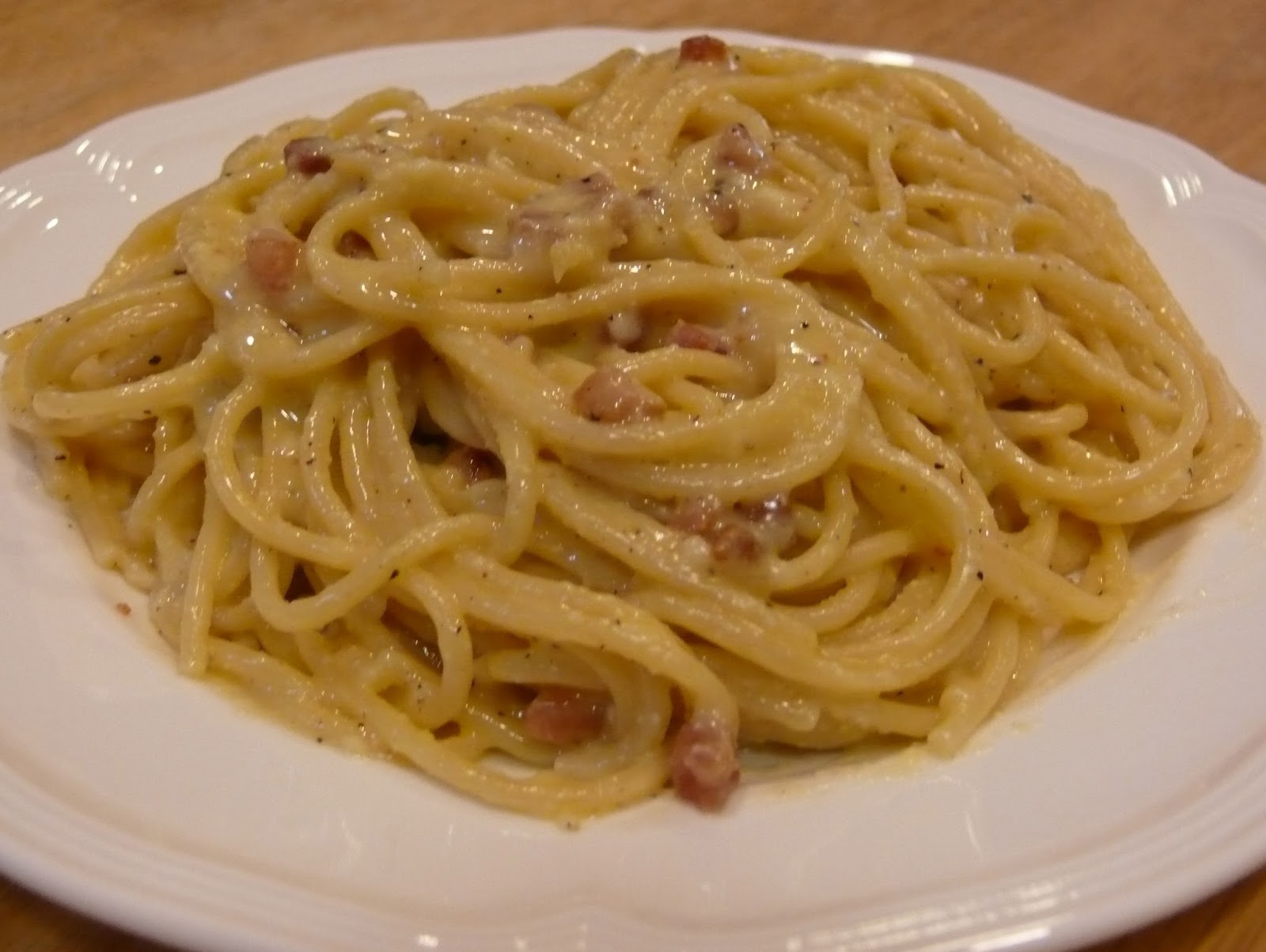 Imperfect & Fabulous: Roman Style Spaghetti Carbonara