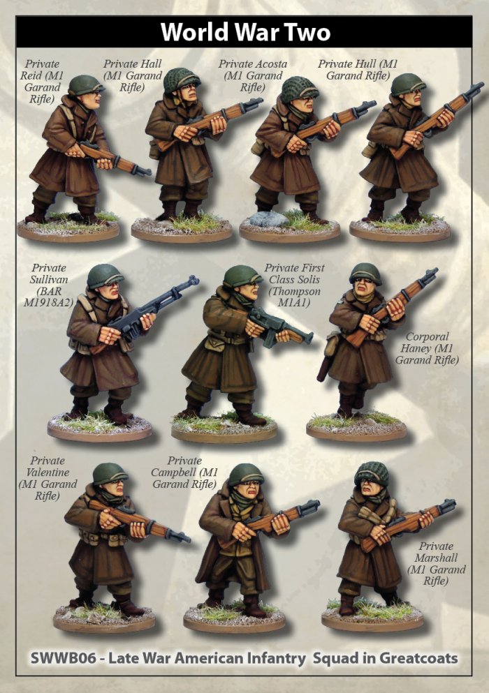 Wargame News and Terrain: Artizan Design: New US Infantry Squad in ...