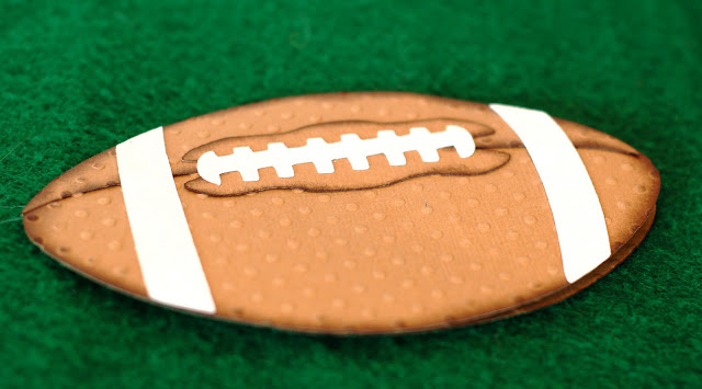 Paper Creations by Kristin: Football Shaped Card