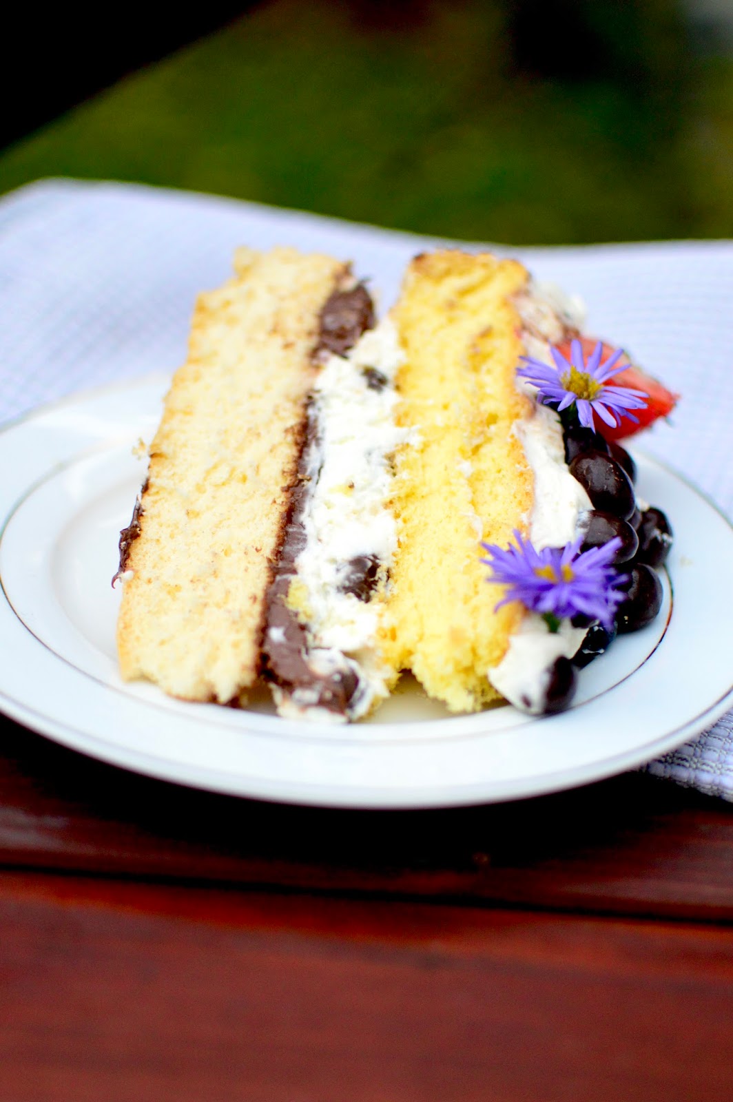 Mango Papaja: Bardzo prosty tort! Naked Cake z Nutellą, kremem ...