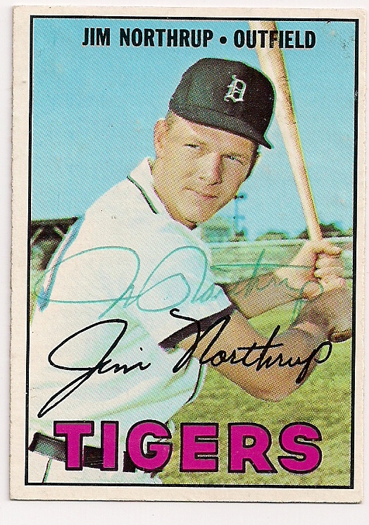 Dugoutdug Sports: 1967 Topps Detroit Tigers Jim Northrup #408