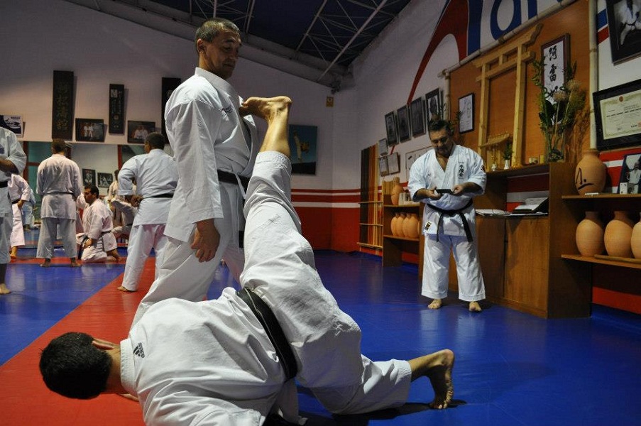 KARATE SHITO RYU ASTURIAS: Curso del maestro Isamu Fuyita 8º Dan de ...