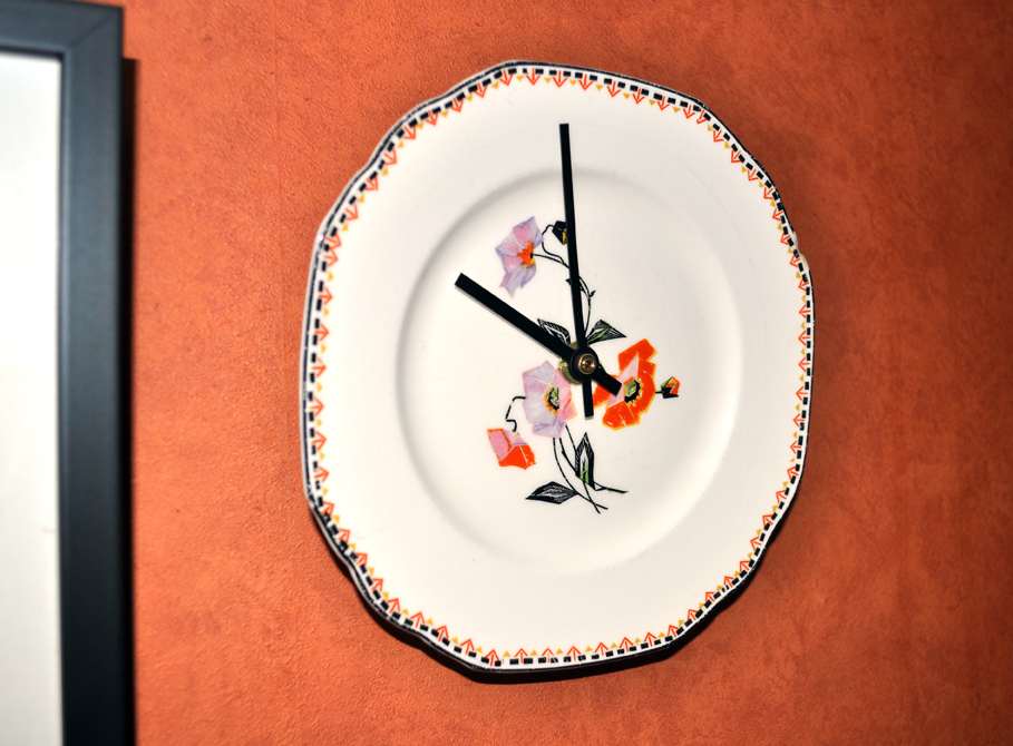 Av Susanne - in english: China plate clock