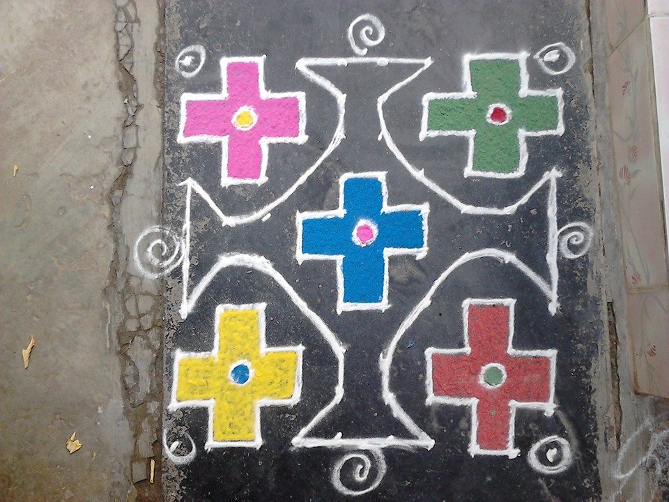 TELUGU WEB WORLD: 11+ Sankranti Designs Muggulu With Dots New Rangoli ...