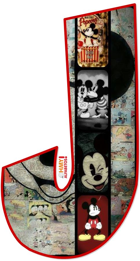 Abecedario de Escenas de Mickey Mouse. Mickey Mouse Abc. - Oh my Alfabetos!