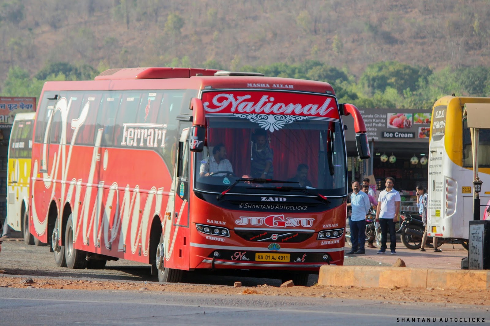 Shantanu Autoclickz: National JUGNU Volvo B11R I-Shift Euro 4 Semi Sleeper