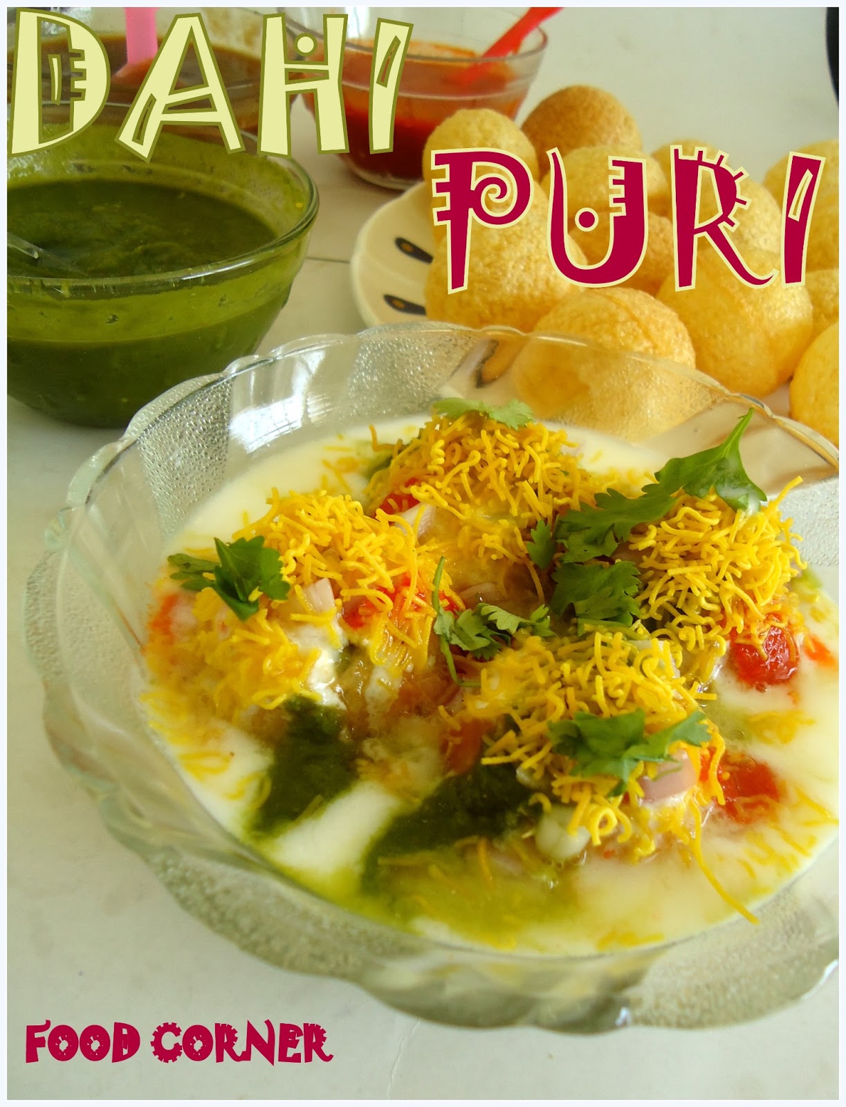 Dahi Poori Recipe | Dahi Puri Recipe ~ Kiran's Food corner