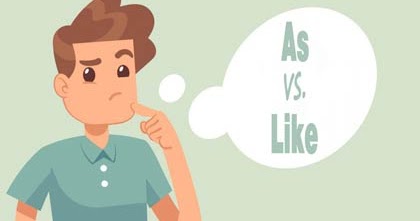 As and Like Grammar Rules - ContohText