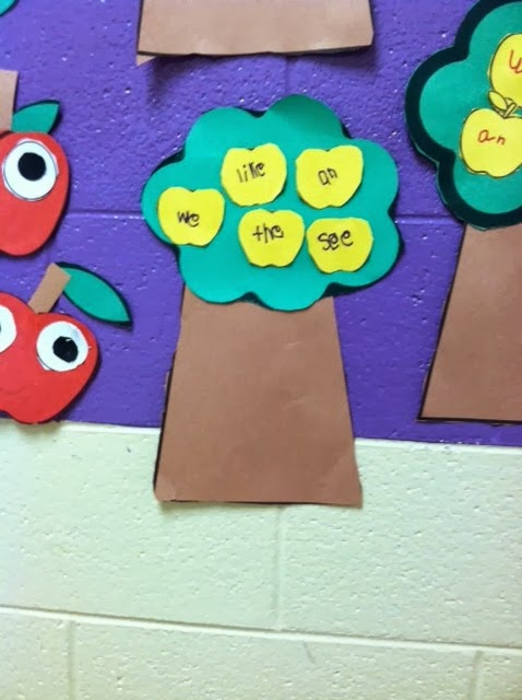 Sight Word Apple Trees | Mrs. Black's Bees