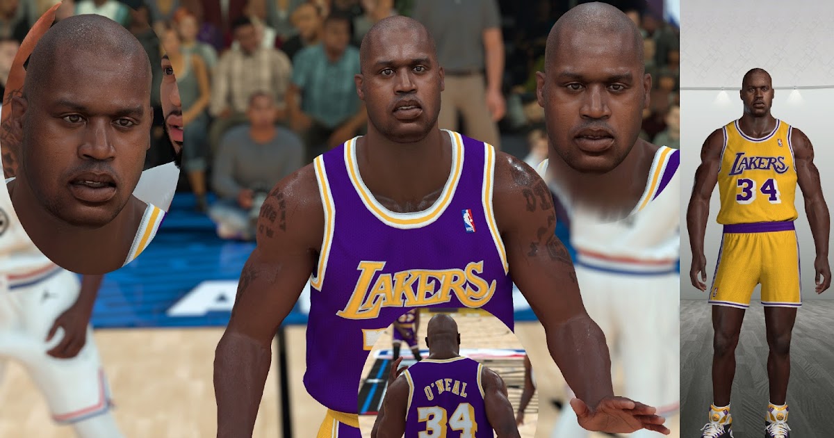 NBA 2K19 - Shaquille O´Neal - Shuajota: NBA 2K24 Mods, Rosters & Cyberfaces