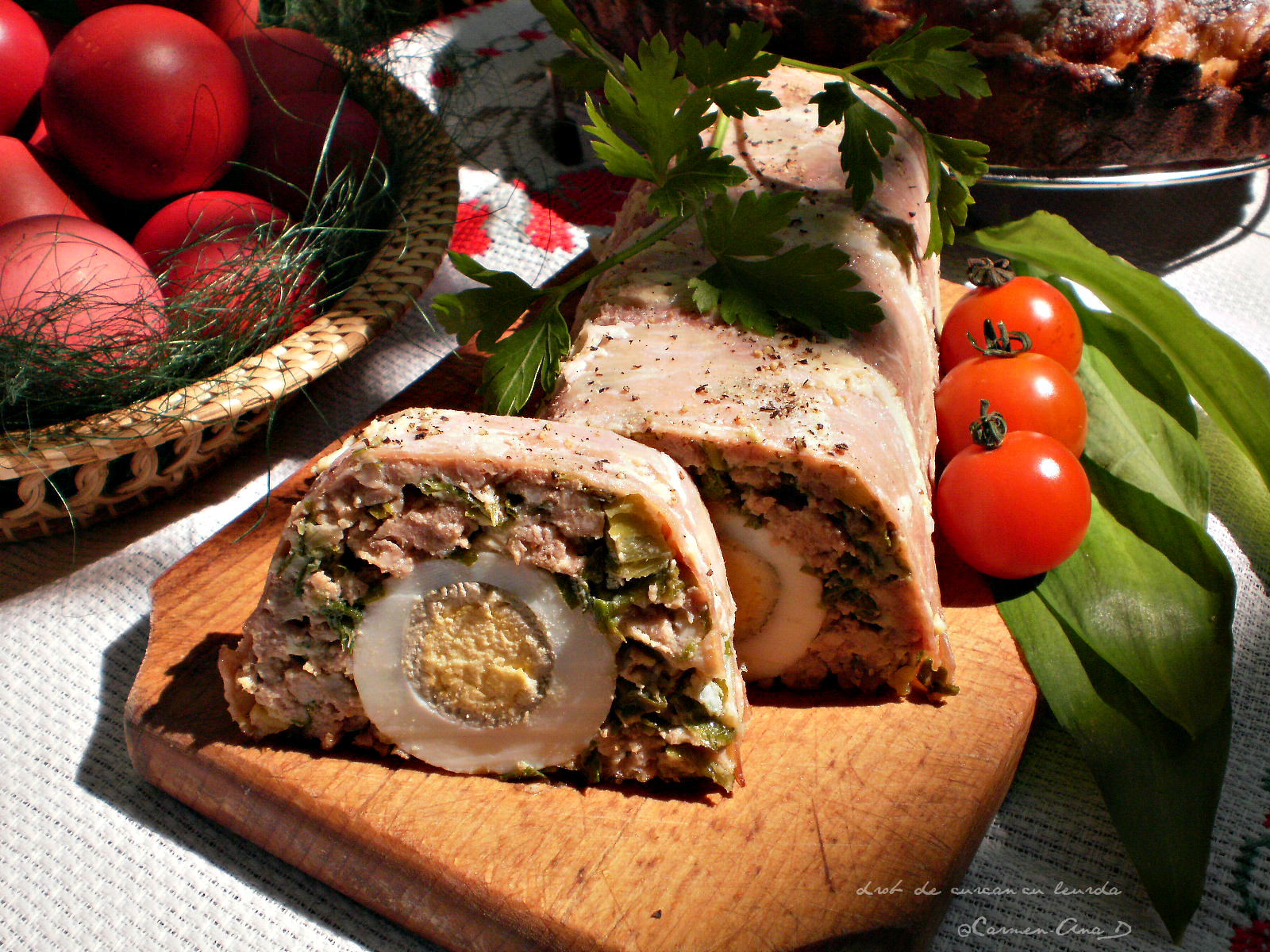 savoarea bucatelor: Drob de curcan cu leurda