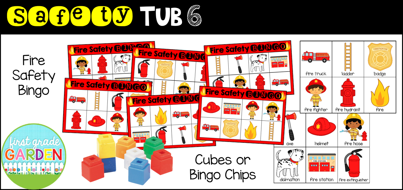 First Grade Garden: Health Explore Tubs - Safety