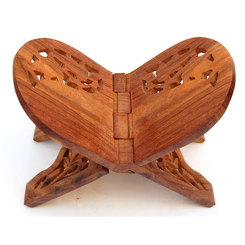 Wood Handicraft : Rehal / Book Rest