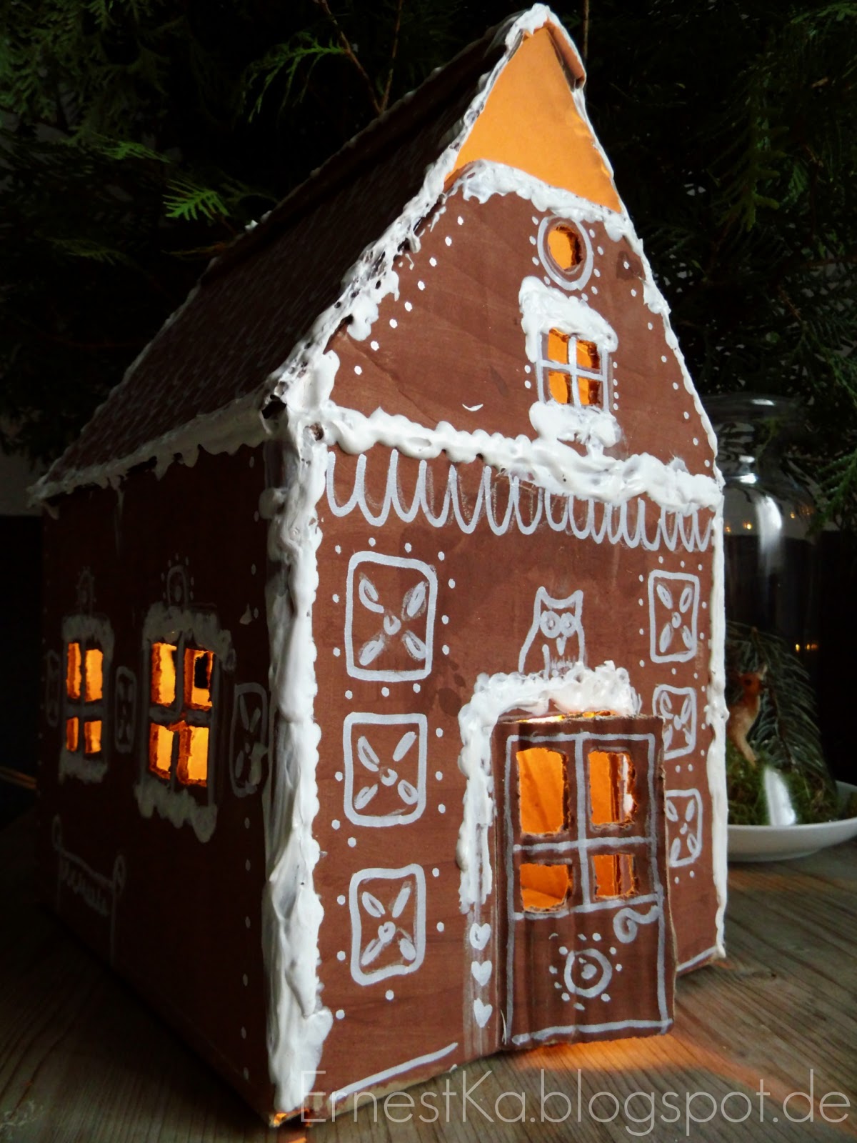 ErnestKa: Zuckerfreies DIY Lebkuchenhaus