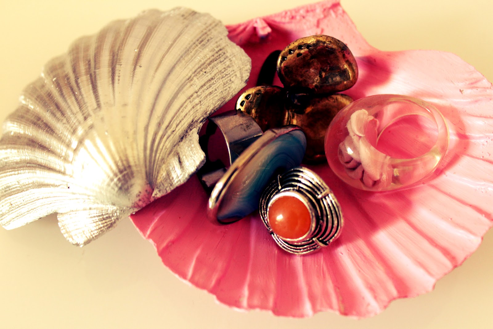 *Sophia x*: DIY Decor: Pastel Shells