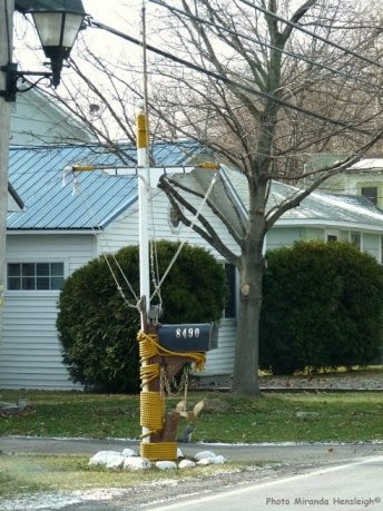 Love that Letterbox!: Mailbox with Anchor, Mast and Squirrel