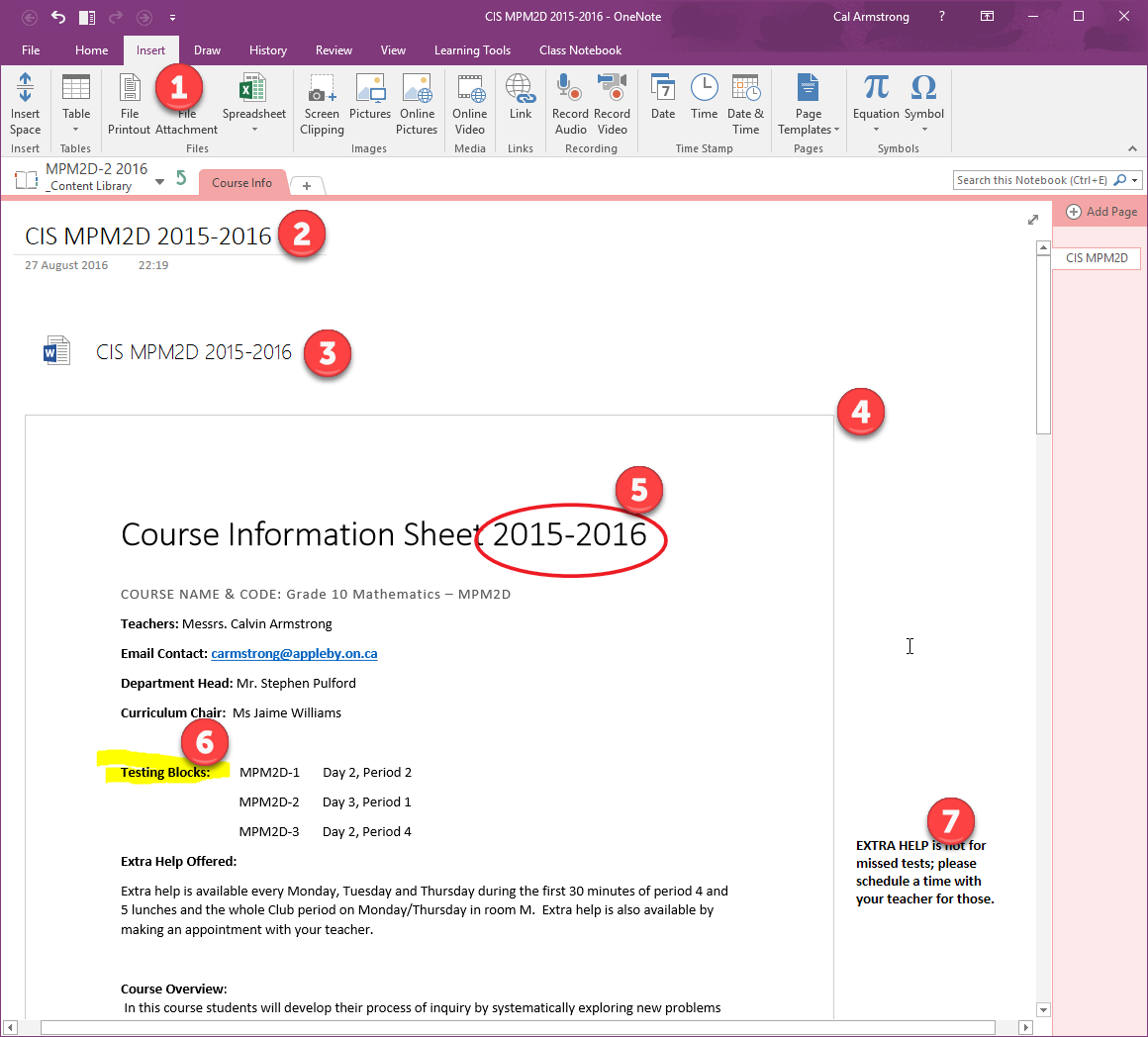 Getting things ready for students in your OneNote – OneNoteSchool