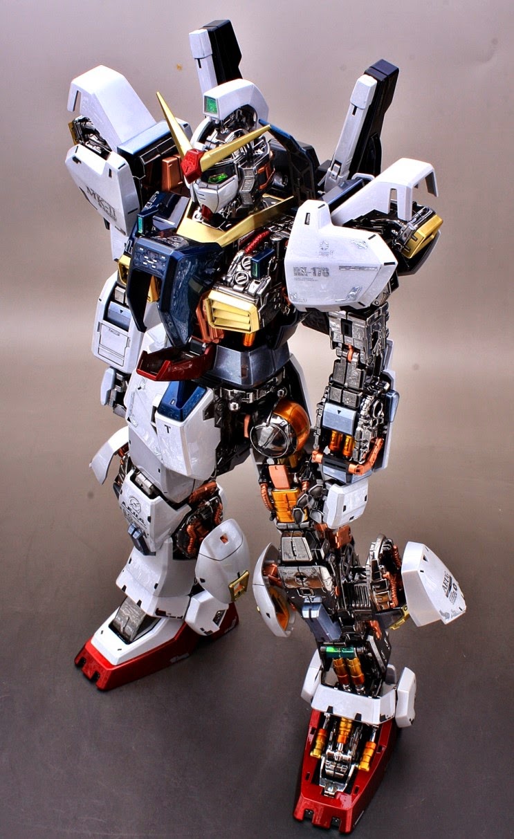 Custom Build: PG 1/60 RX-178 Gundam Mk-II AEUG "Gloss Finish" - Gundam ...