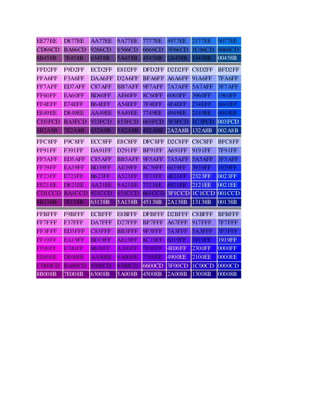 Kode Warna Html ~ JALANKITA