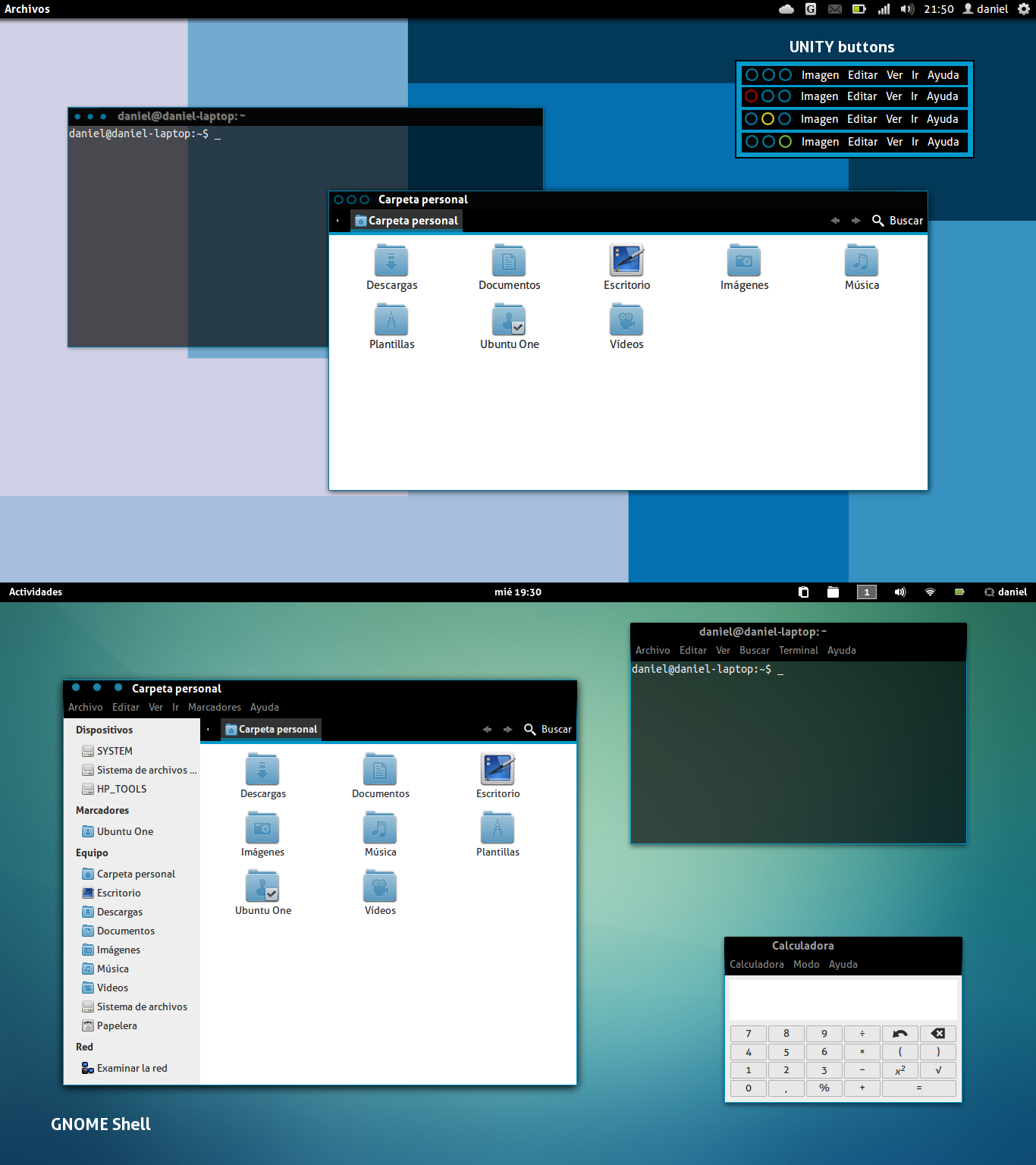 Compizomania Пять привлекательных тем Gtk3 для Unity и Gnome Shell Ubuntu 1204linux Mint 13