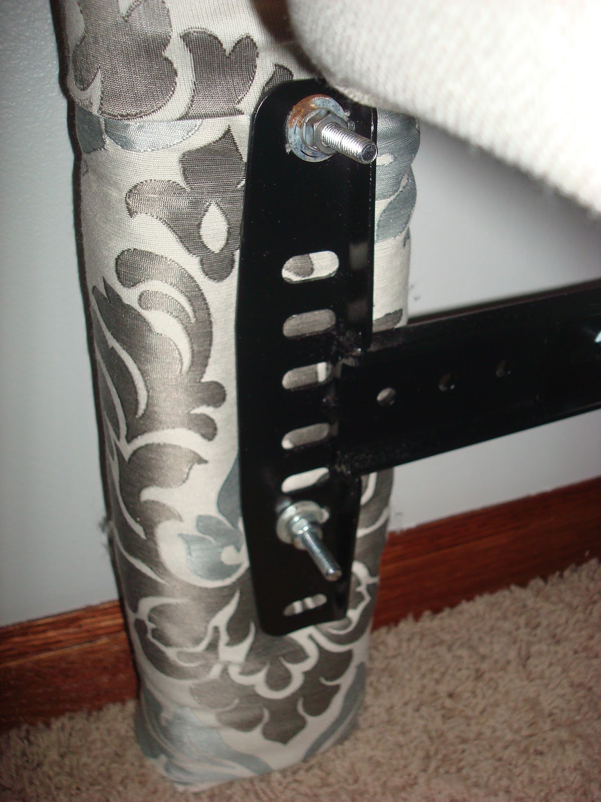 Dishing Up Design: DIY Upholstered Headboard with Nailhead Trim