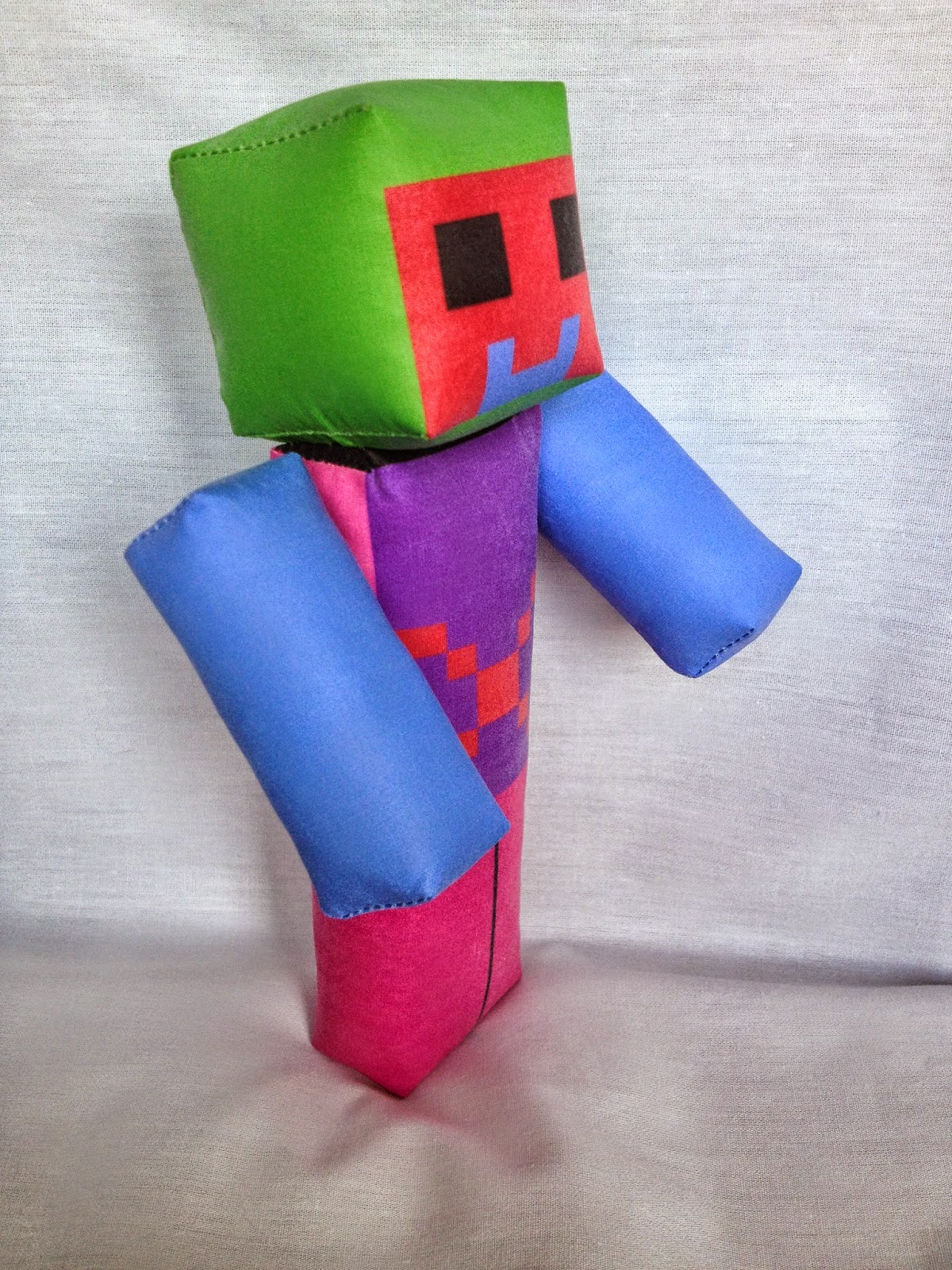CraftingNerdy: Julian's Minecraft Custom Skin Plush Toy