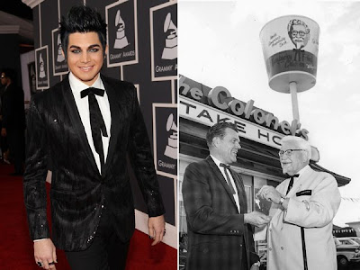 creative wallpaper picture: What type of tie does Colonel Sanders wear?