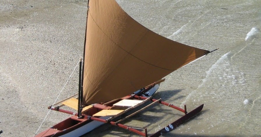 Wa'apa Outrigger Sailing Canoe: Build your own demountable 16' or 24' canoe
