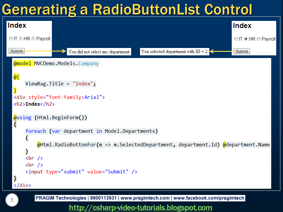 Sql server, .net and c# video tutorial: Part 37 - Generating a ...