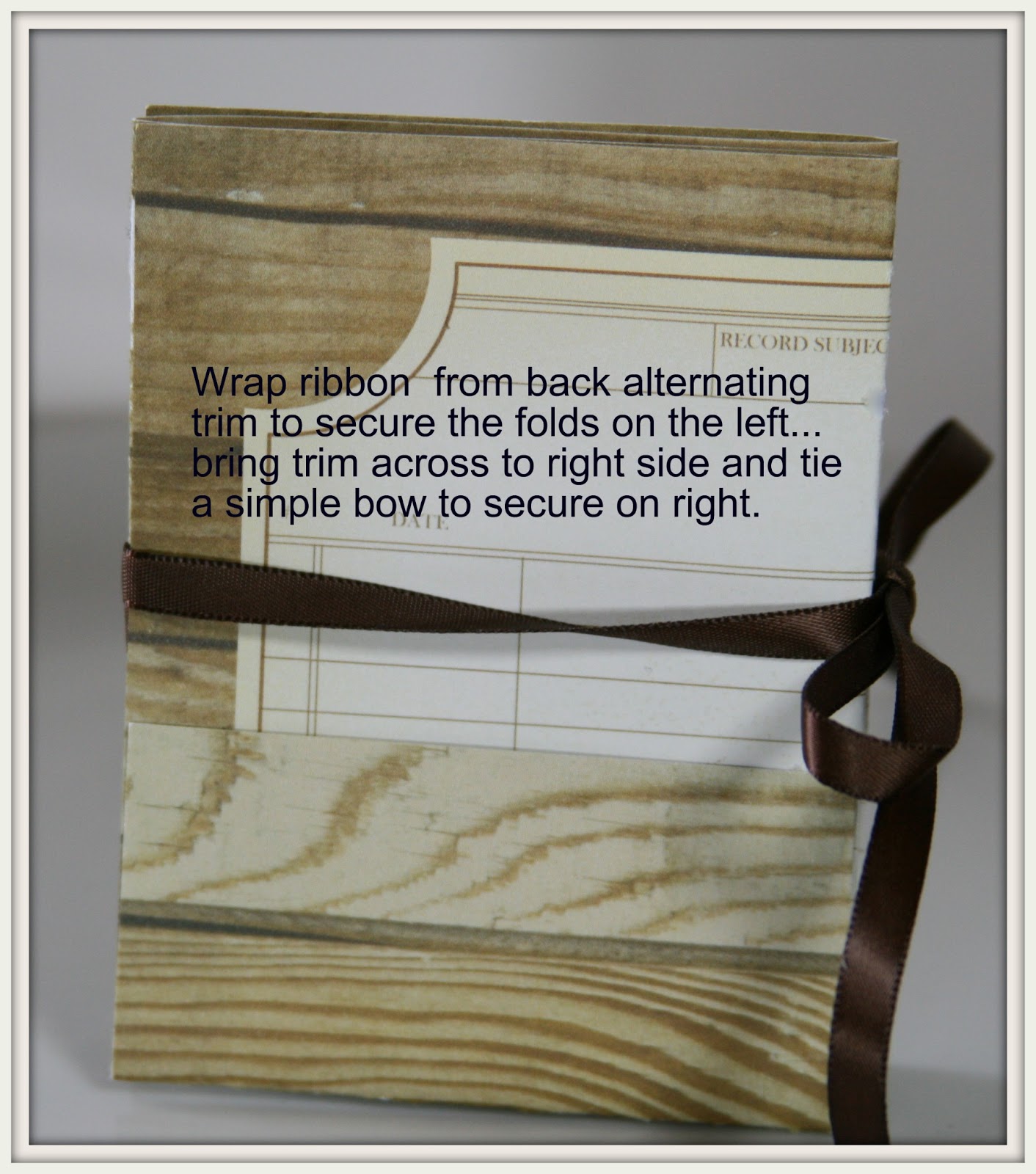 Really Reasonable Ribbon Blog: Mini Folded Book Tutorial