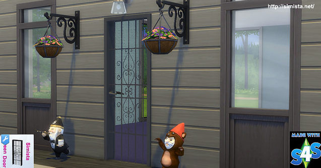 Sims 4 CC's - The Best: Screen Door by Simista