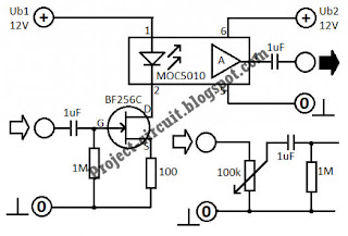 Free Project Circuit Diagram: Linear Optocoupler Circuit
