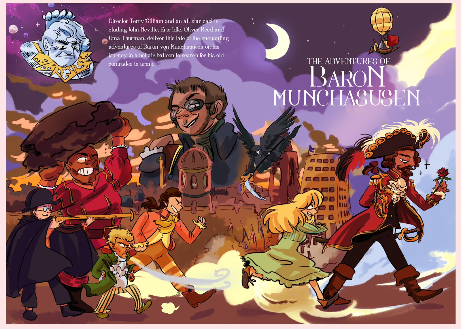 Natasha Nayo | Art and Animation: The Adventures of Baron Munchausen