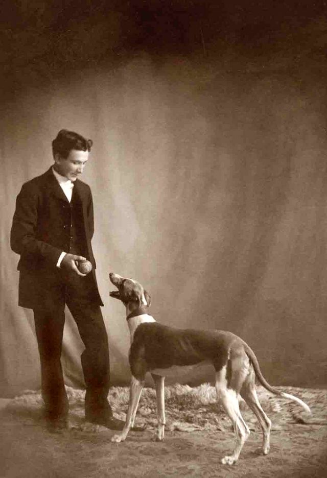 40 Lovely Photos of Victorian Gentlemen With Their Dogs From the 19th ...