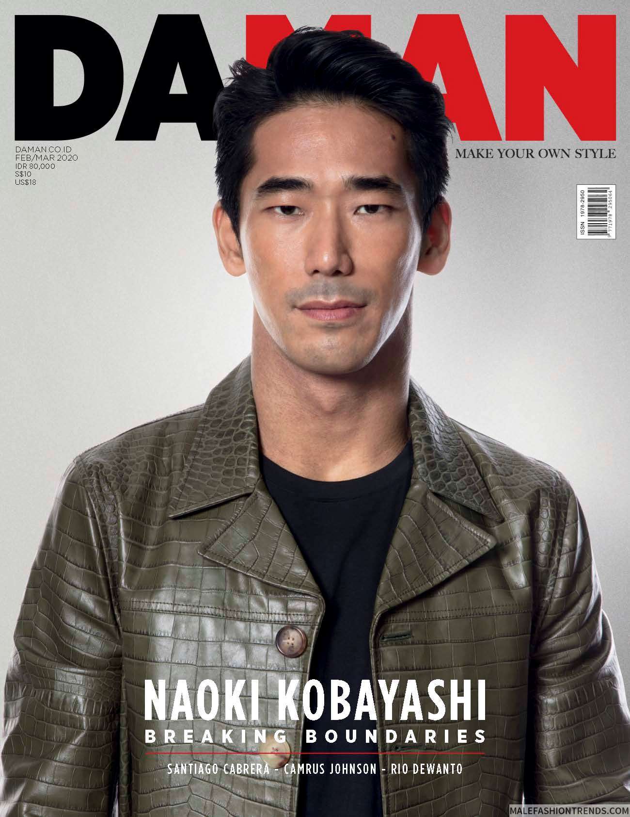 Naoki Kobayashi para DA MAN Magazine en fotos de Mitchell Nguyen McCormack