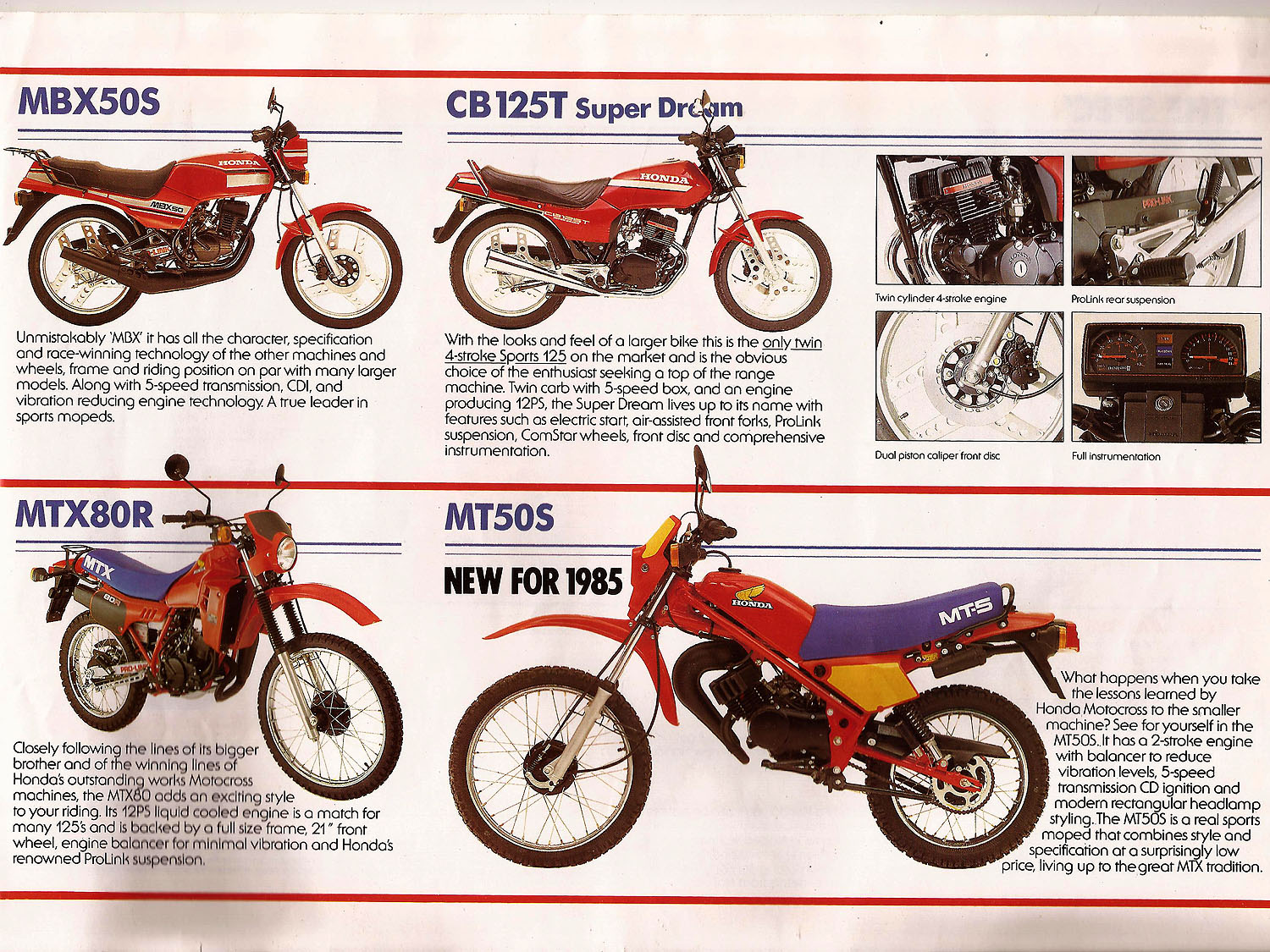 Honda MBX80 : brochures