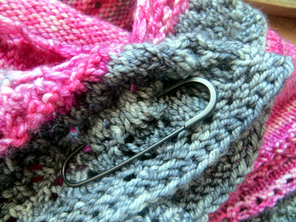 Shawl pin to the rescue