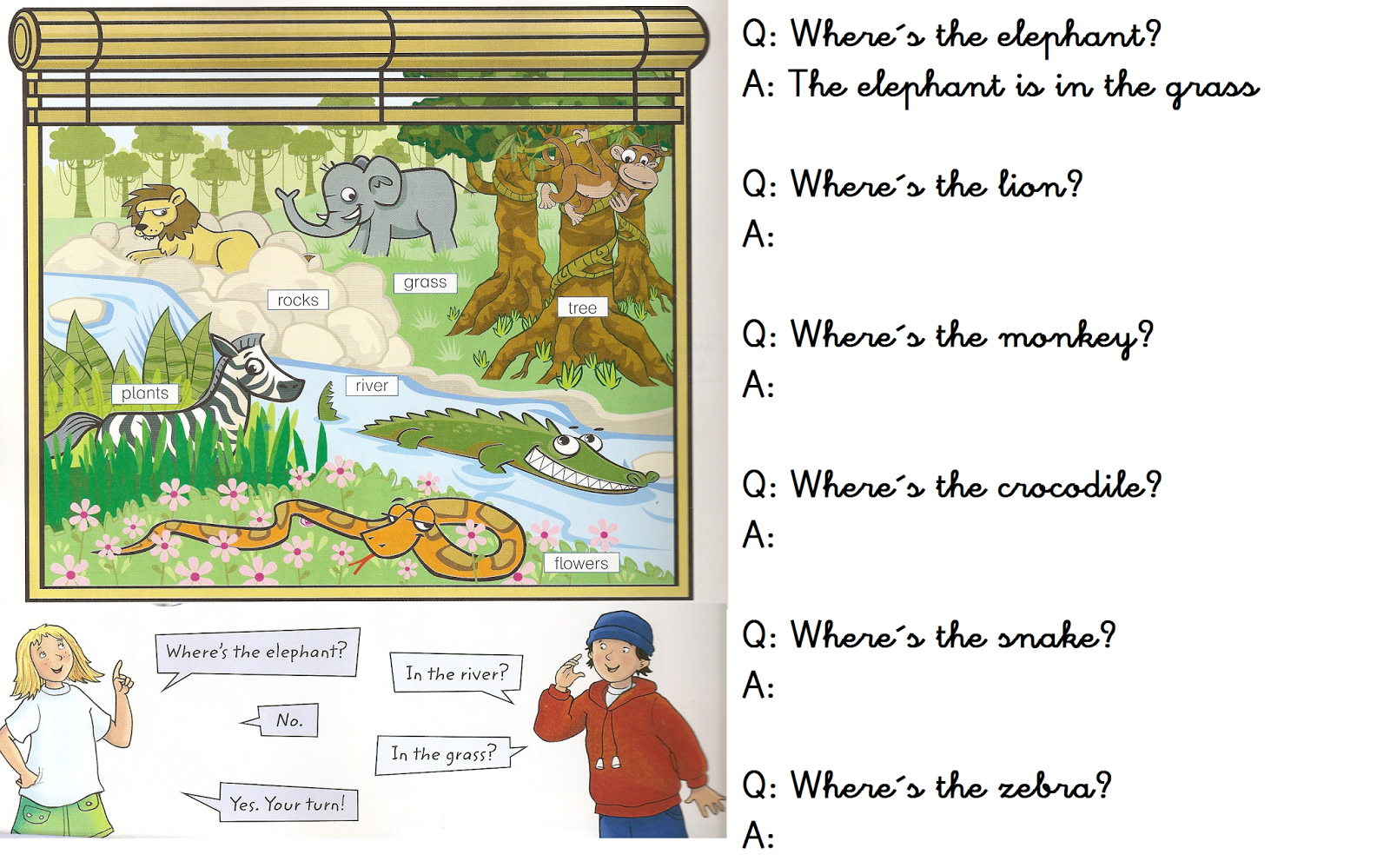 It's Teaching Time: 3rd grade Primary: The animals