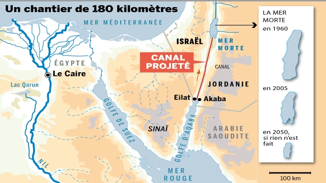 Nature alerte: 27/08/2013...Moyen orient: Un projet de canal vers la ...