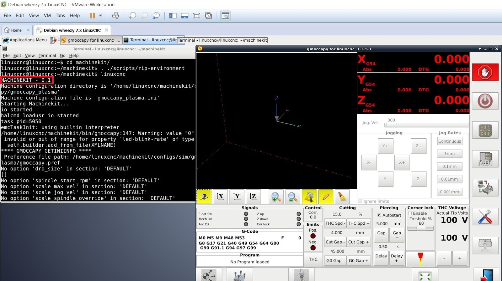 Machinekit con GUI gmoccapy_lcd7: septiembre 2015