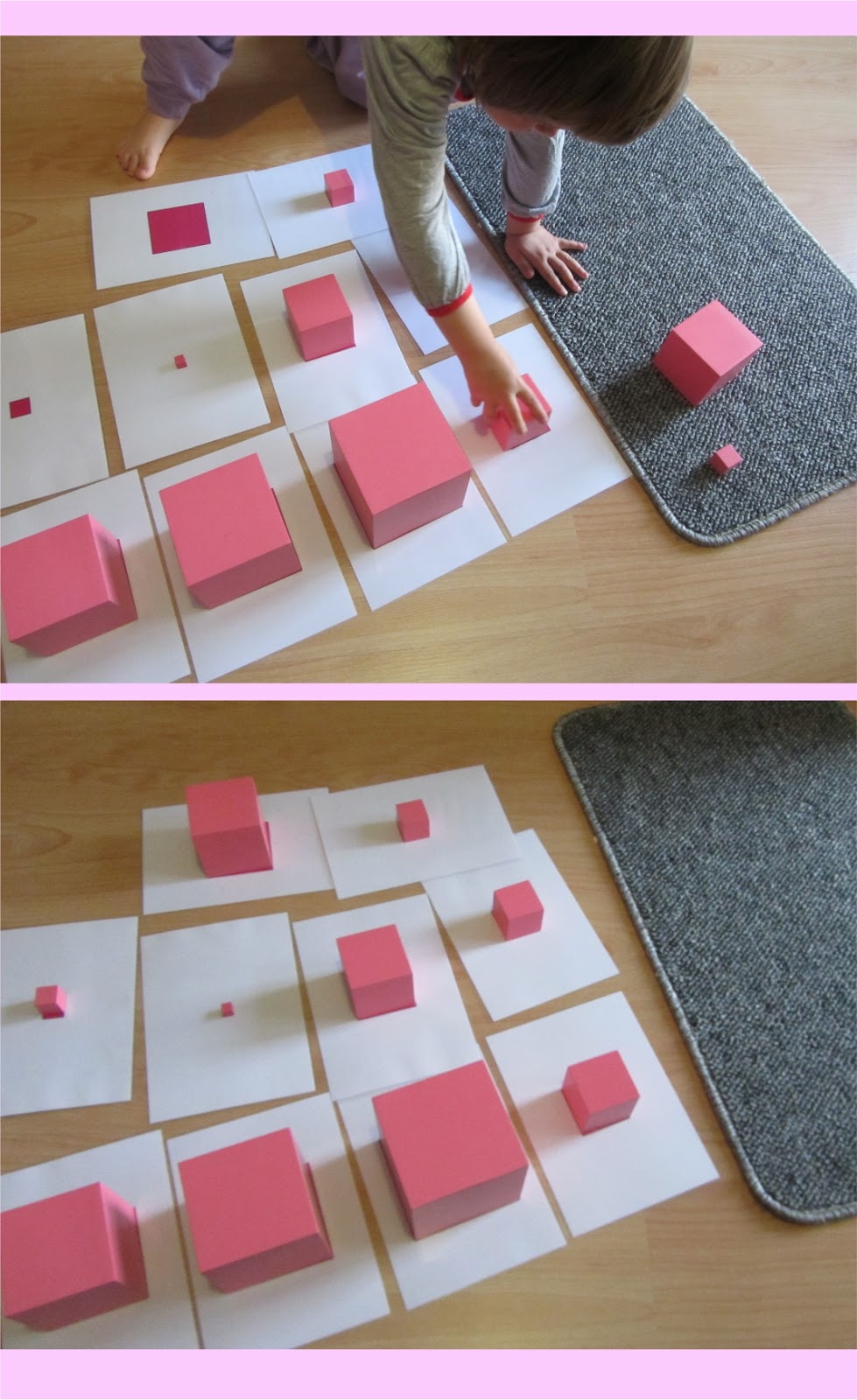 Dos Princeses - Aprendre amb Montessori: La torre rosa III