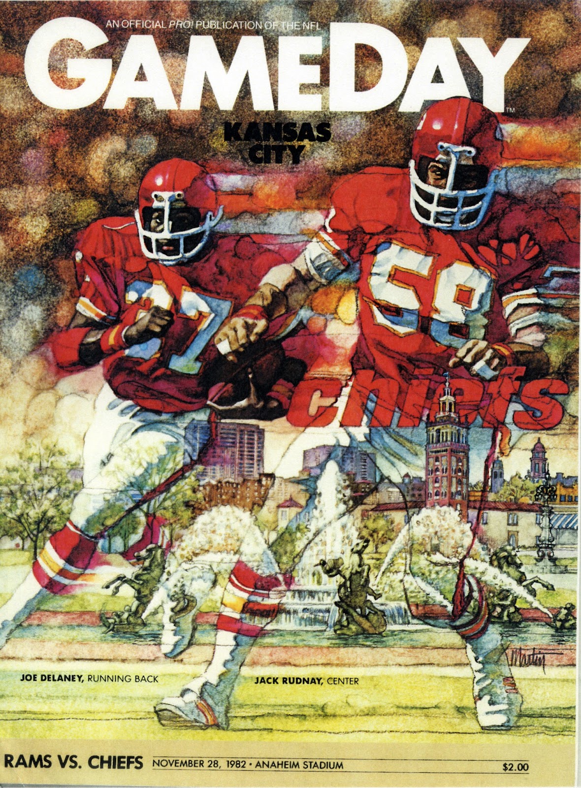 Pro Football Journal Presents: NFL Art: 1982 NFL Game Program Art