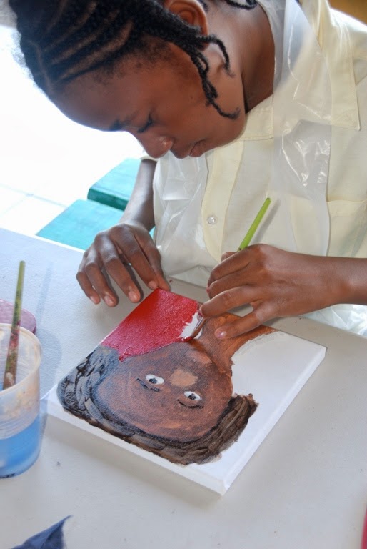 Statia Pride Self Portraits: Sda school first day