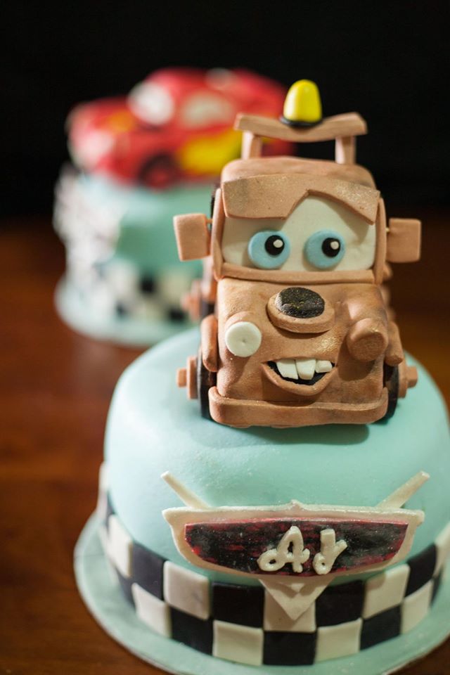 Disney's Cars Fondant Cake ~ Cakes By Edilyn