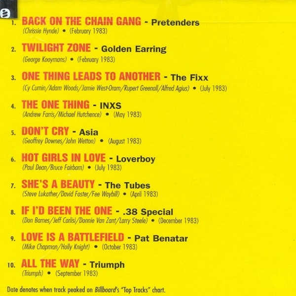 The Hideaway: Billboard's TOP ALBUM ROCK HITS 1981-1984 [1997]