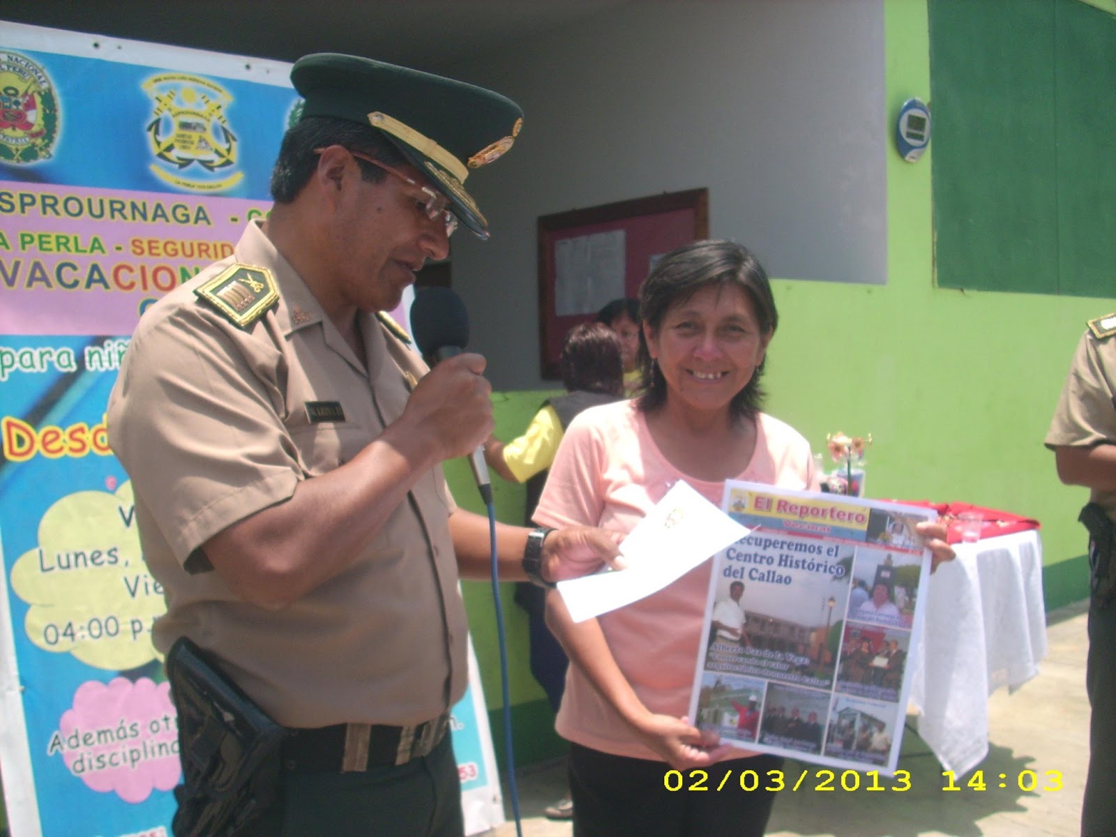 "el reportero vecinal": GRAL PNP CLAUDIO TELLO BENITES CLAUSURO ...