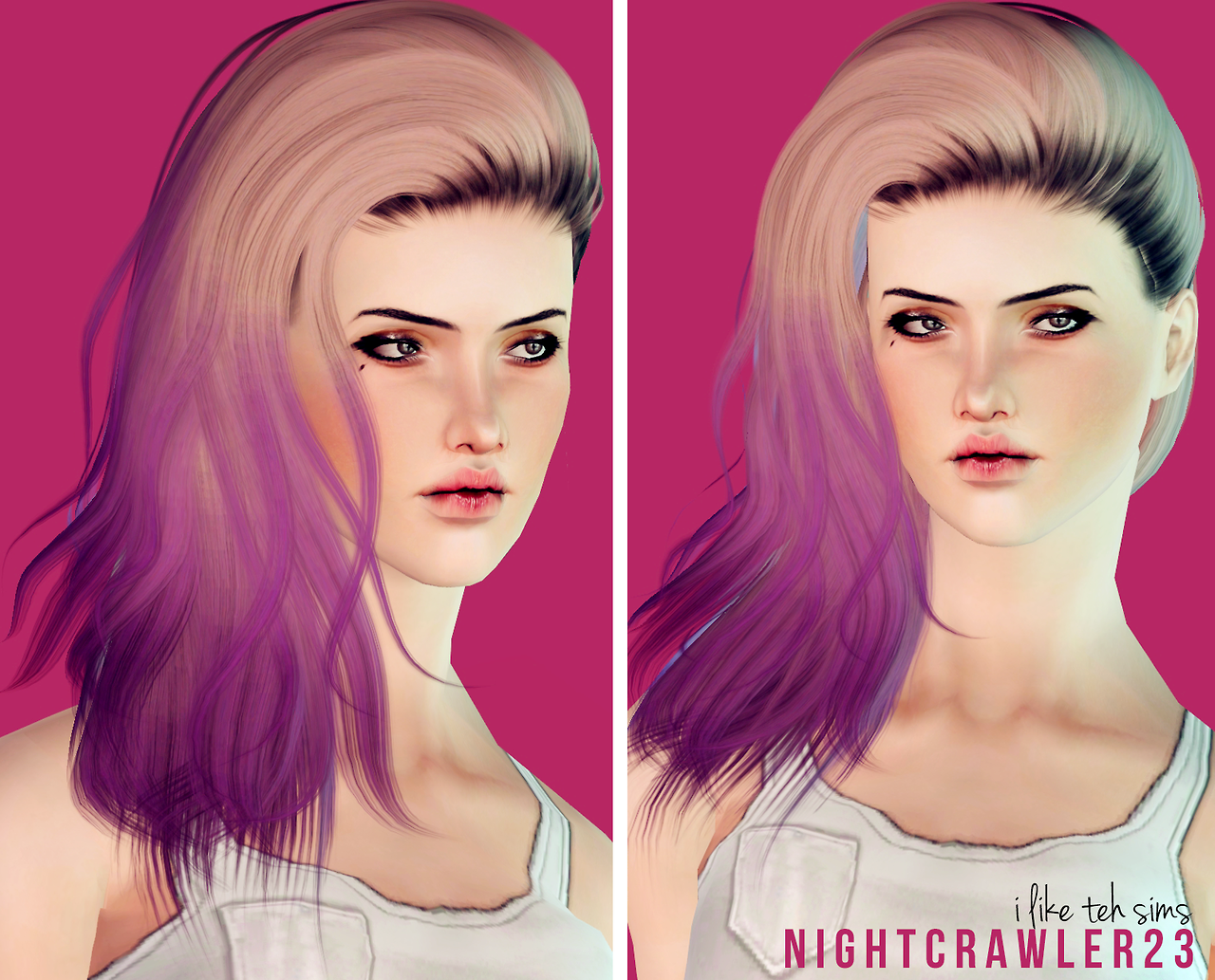 My Sims 3 Blog: Hair Retextures by I Like Teh Sims